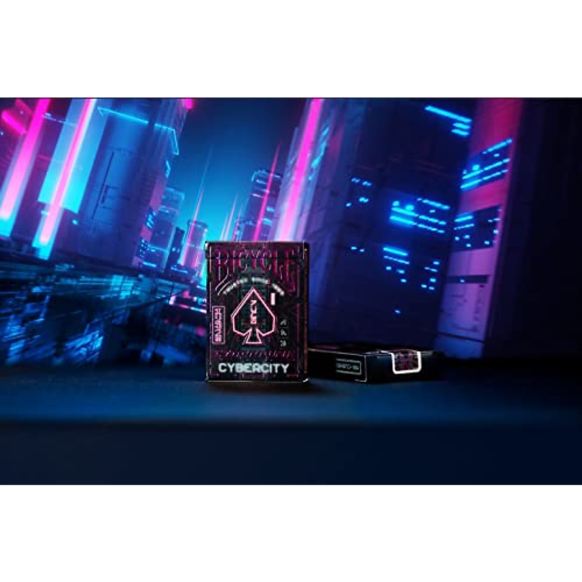 Bicycle Cyberpunk Cybercity Premium Playing Cards, 1 Deck
