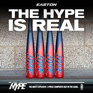 Easton ADV Hype 2 Piece Composite 2 3/4 -5 USSSA Baseball Bat, Multi, 31-26