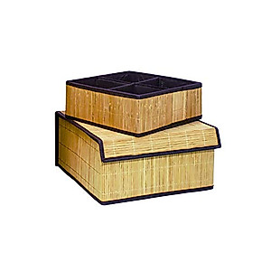 Set of 3 Laundry Hampers Bamboo Round Wicker Clothes Bin Baskets Storage Bin Organizers Retail Dump Bin Folding Basket 100208-NF