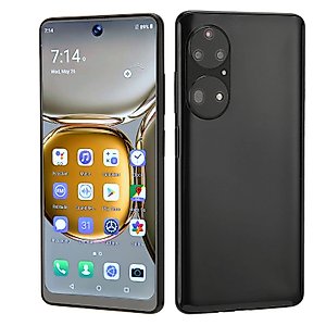 Tangxi P60pro Smart Phone, 64GB 7inch Unlock Cellphone, MT6893 Quad Core, 4GB Android 11.0 Unlock Smartphone, 8MP Front 16MP Rear Camera, 3G Dual SIM Dual Standby(Black)
