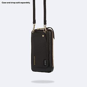 Bandolier Expanded Zip Pouch - Black/Gold - Phone Case & Strap Sold Separately