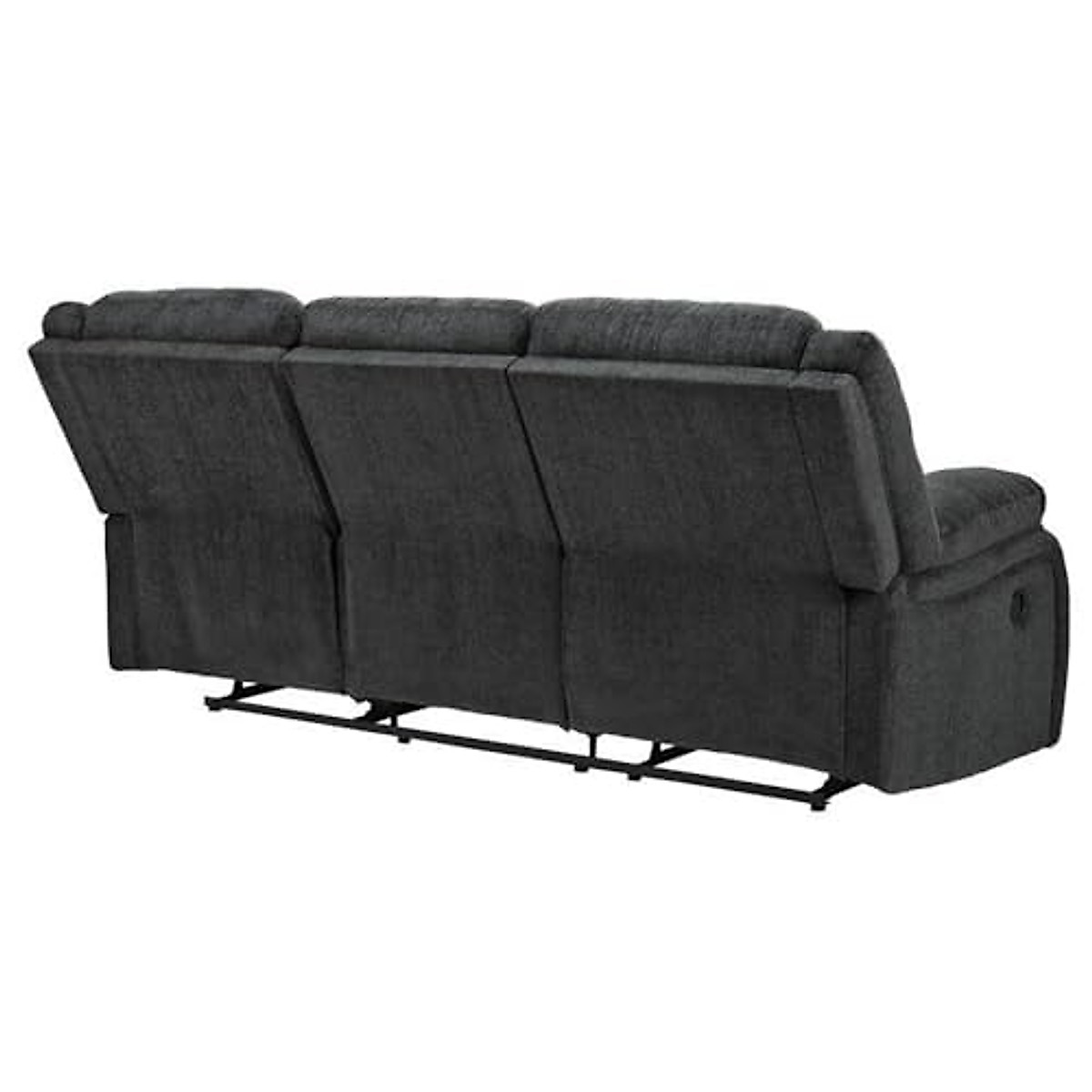 Signature Design by Ashley Draycoll Power Reclining Sofa in Slate