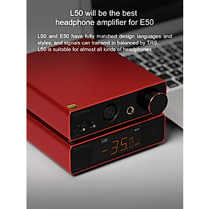 Topping E50 Mini HiFi DAC ES9068AS DSD512 PCM768kHz USB DAC USB/Coax/Opt Inputs RCA/TRS Outputs Decoder for Home Theater Game Music Black