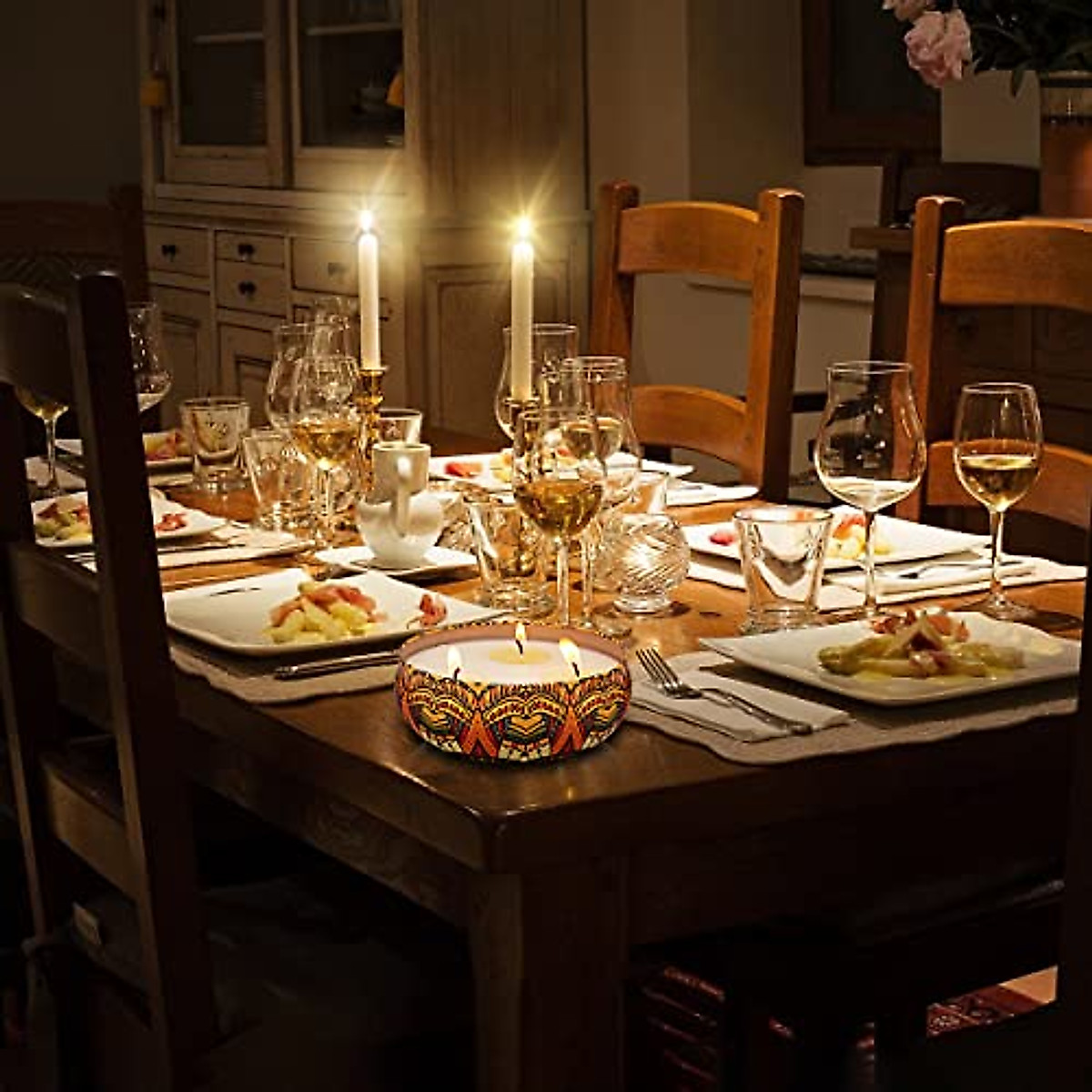 Citronella Candle Outdoor, Large 3 Wicks 13.5oz Soy Wax Bugs Away Candles for Outside Patio Porch