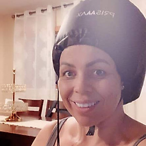 Prismax Bonnet Hood Hair Dryer Attachment - Soft Portable Hood for All Handheld Blow Dryers