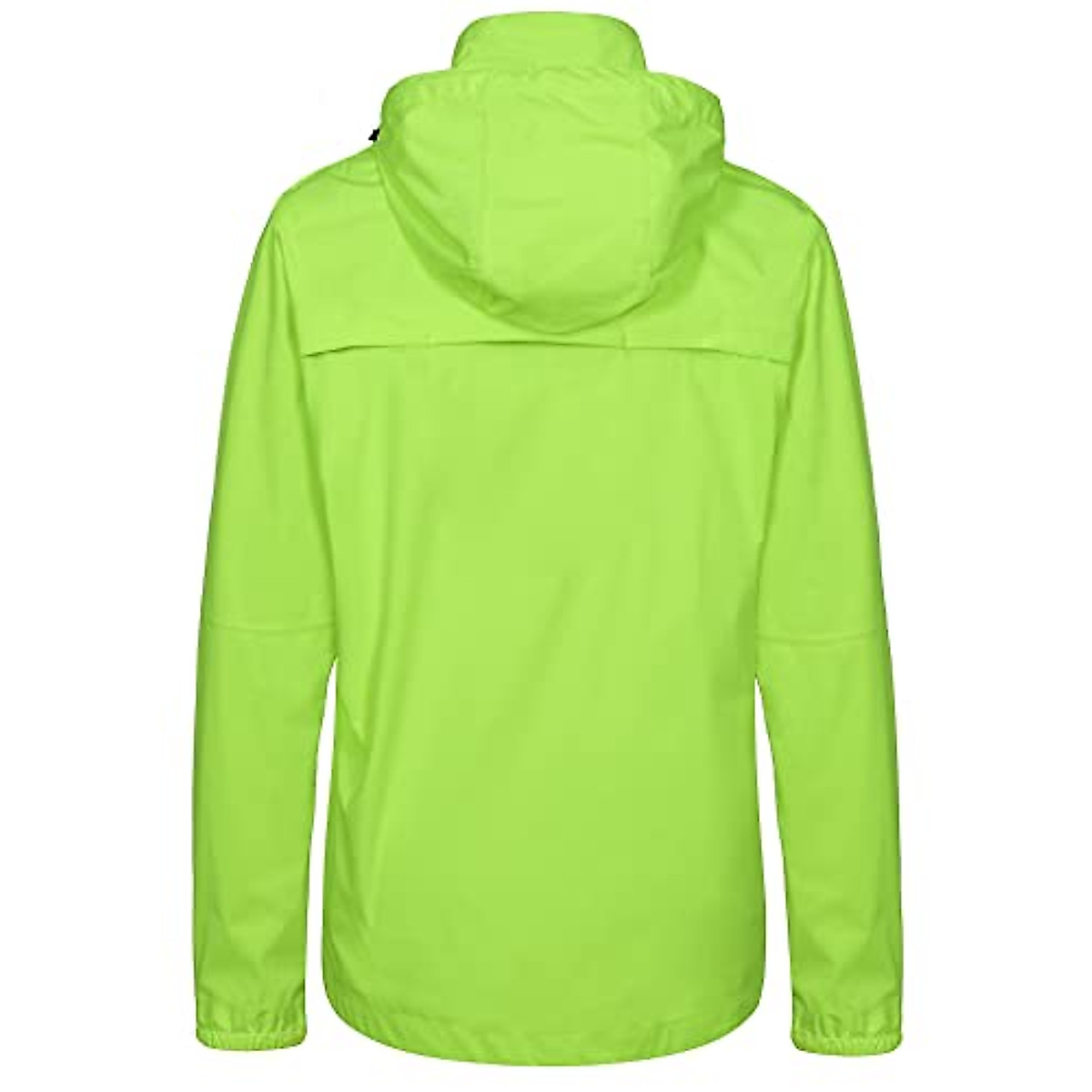 Little Donkey Andy Women's Rain Running Jacket Cycling Bike Coat Lightweight Windproof Fluorescent Yellow L