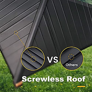 12' x 14' Gazebo, Outdoor Hardtop Gazebo with Wood Finish Aluminum Frame, Galvanized Steel Double Top Gazebo with Ventilation, All-Weather Metal Gazebo with Netting and Curtains, for Patios Gardens