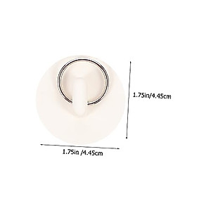 CAXUSD 8pcs Bathtub Drain Stoppers Drain Stopper Bathroom Tub Bathtub Plug Drain Stopper Tub Stopper Bathtub Drain Bathtub Stopper Plug Drain Cover Bathroom Tub Sink Plug Rubber White