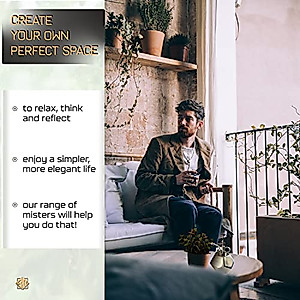 Stainless Steel Plant Mister Sprayer - metal plant mister spray bottle for succulents bonsai, air plants, indoor outdoor Silver spritzer pump for spraying moss orchid flowers herb gardens, terrariums