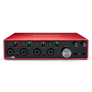 Focusrite Scarlett 18i8 3rd Gen USB Audio Interface for Recording, Producing and Engineering — High-Fidelity, Studio Quality Recording, with Transparent Playback