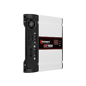 Taramp's DSP-1600.1 1600 Watts-RMS Compact Car Amplifier Digital Signal Processor Full Range Monoblock 1-Ohm Stable, Black
