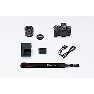 Canon EOS M5 Mirrorless Camera Kit 15-45mm Lens Kit - Wi-Fi Enabled & Bluetooth (Renewed)