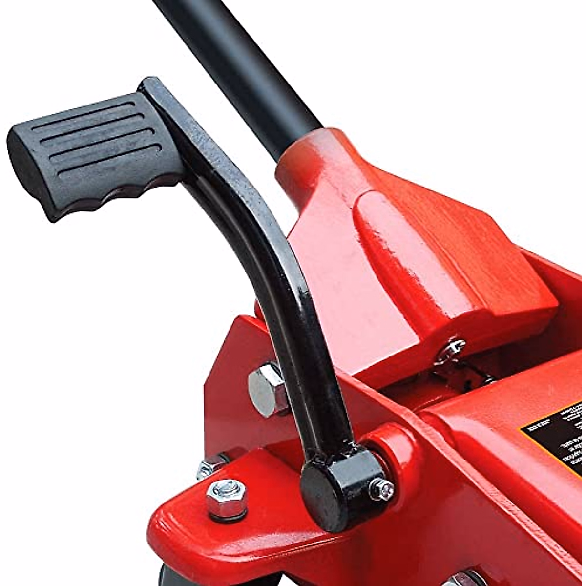 BIG RED T83014-2 Torin Floor Jack: Hydraulic Pro Series Car Jack with Foot Pedal and Single Quick Lift Piston Pump, 7,000 lbs. Capacity, Red