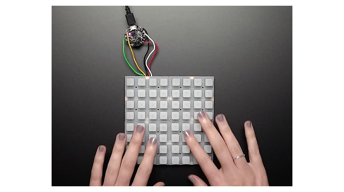 Adafruit NeoTrellis RGB Driver PCB for 4x4 Keypad (3954) — 🛍️ The ...