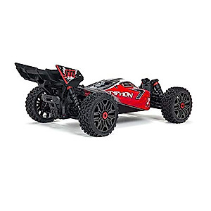 ARRMA 1/8 Typhon 4X4 V3 3S BLX Brushless Buggy RC Truck RTR (Transmitter and Receiver Included, Batteries and Charger Required), Red, ARA4306V3, Unisex Adult