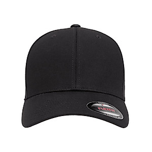 Mrlahat 5001 Flexfit Cotton Twill Fitted Cap Hat 6 Panel with Black Bandana (as1, Alpha, s, m, Black, Small/Medium)
