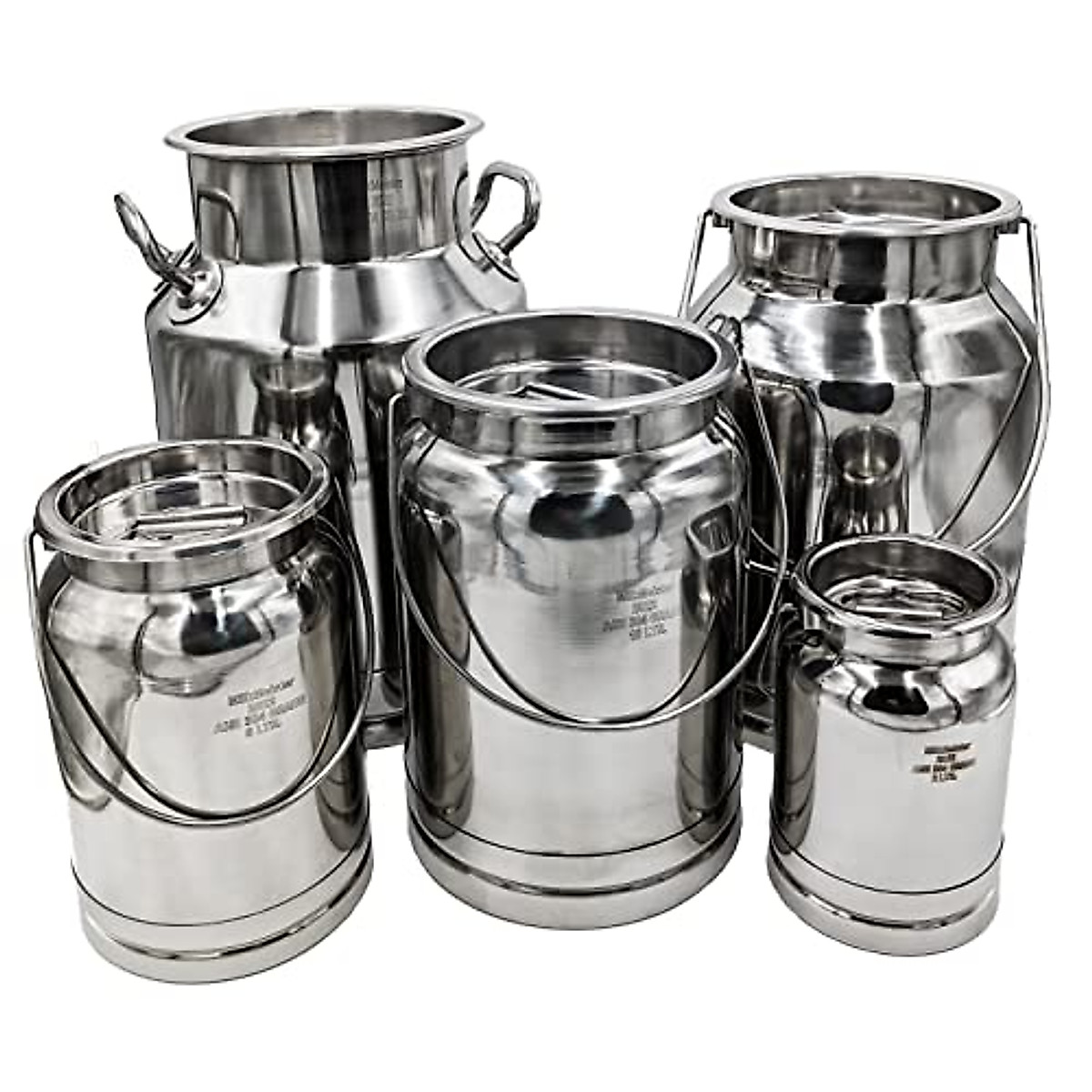 Stainless Steel Milk Can Totes (10 liter)