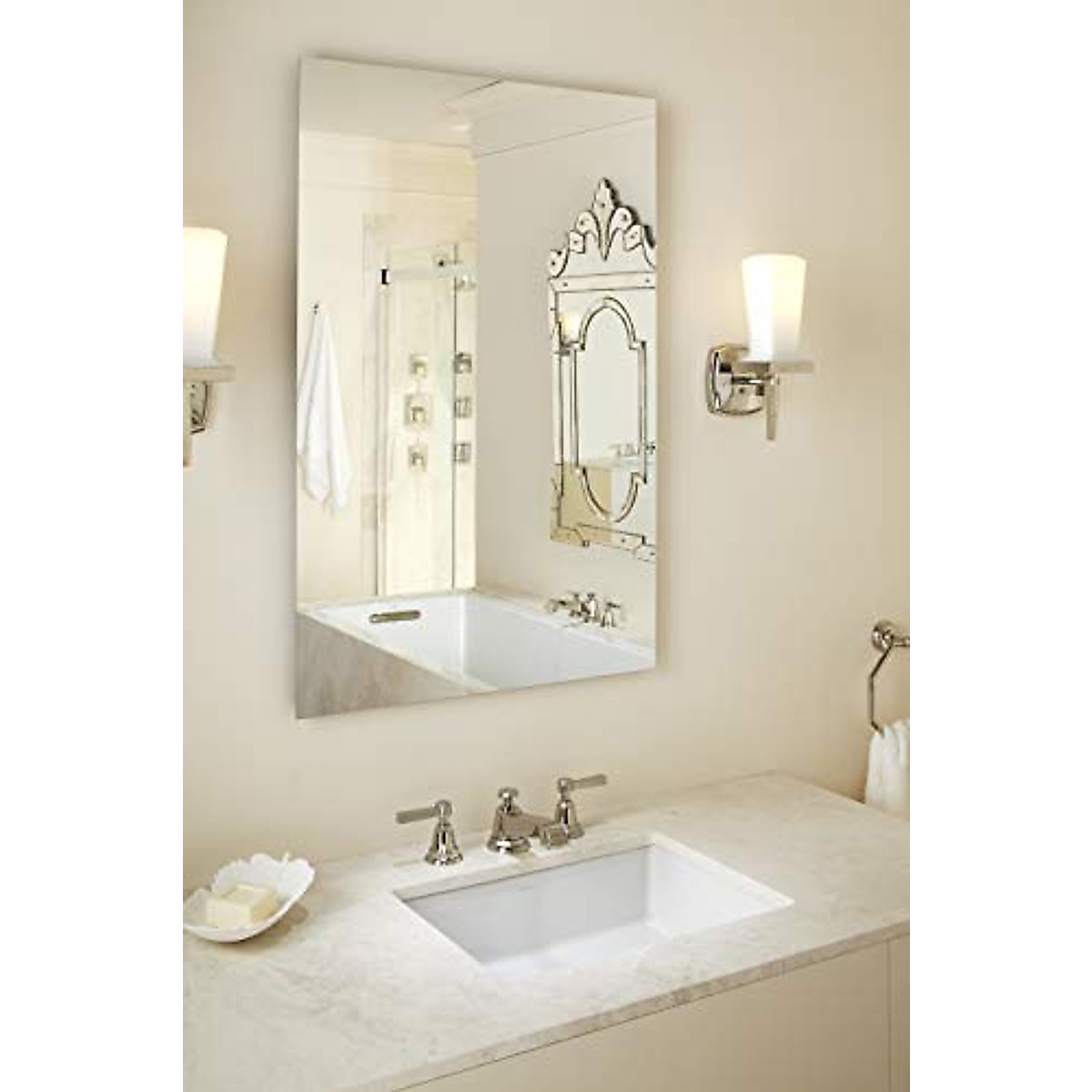 Kohler K-EC2882-0 Verticyl Rectangle Bathroom Sink, White