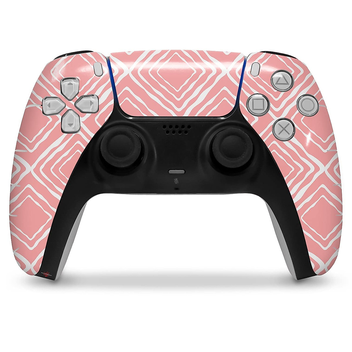 WraptorSkinz Skin Wrap compatible with Sony PS5 DualSense Controller Wavey Pink (CONTROLLER NOT INCLUDED)