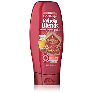 Garnier Whole Blends Color Care Shampoo and Conditioner Set with Argan Oil and Cranberry Extracts, 12.5 Ounces each