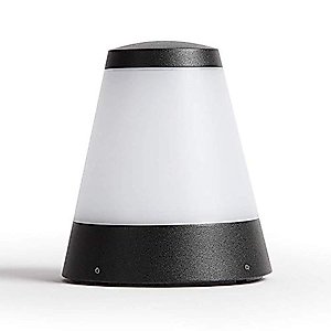 ZZYJYALG European Anti-Rust Aluminum Metal PC Post Lights Triangle Modern LED Grey Outdoor Waterproof Pillar Lights Landscape Lawn Garden Villa Home Lighting Column Lights