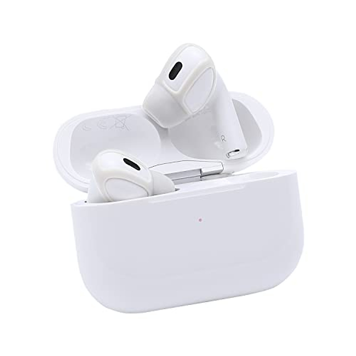 ACOUS Design Purest Pro Silicone Earbuds Covers Anti-Slip Sport Replacement Ear Tips Enhance Sound Quality Compatible with Apple AirPods 3, AirPods Pro 1 & 2 for Workouts (Pure White)