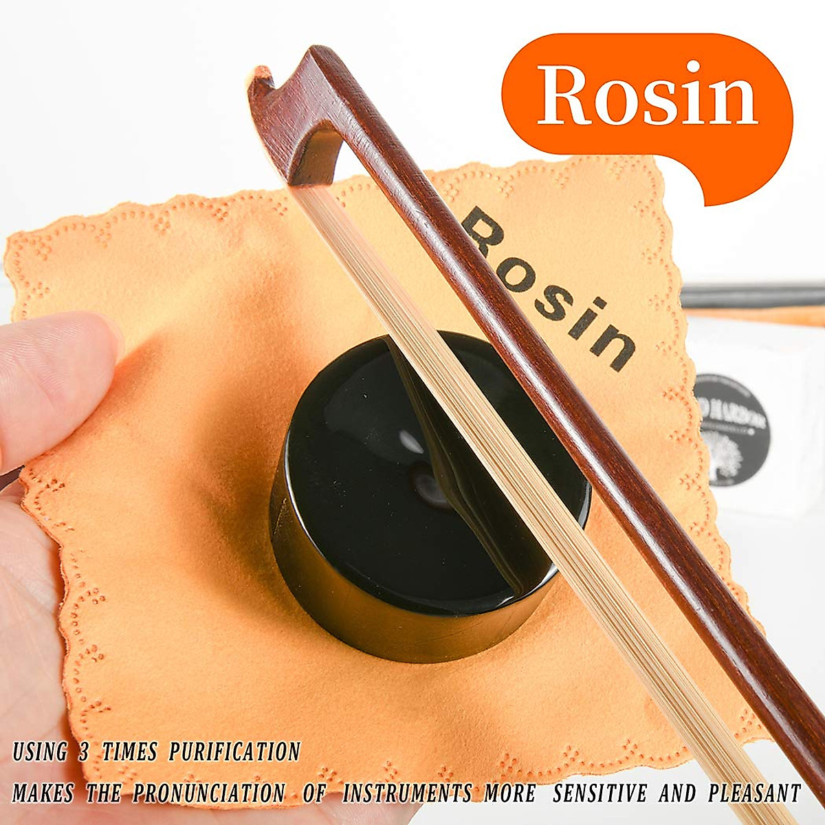 Rosin Violin Professional Dark Rosin Premium Super Sensitive Rosin for Violin Viola and Cello