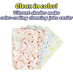 Scrub Daddy Eraser Daddy Sheets - 10x More Durable Than Traditional Erasers with Scrubbing Gems - Removes Dirt, Scuffs & Stains - Water Activated Sponge Eraser Sheets (6 Pack)