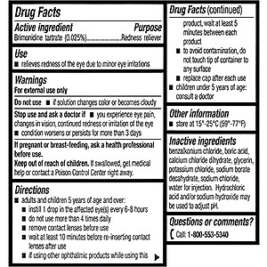 Lumify Redness Reliever Eye Drops, 0.08 fl oz (Pack of 2)