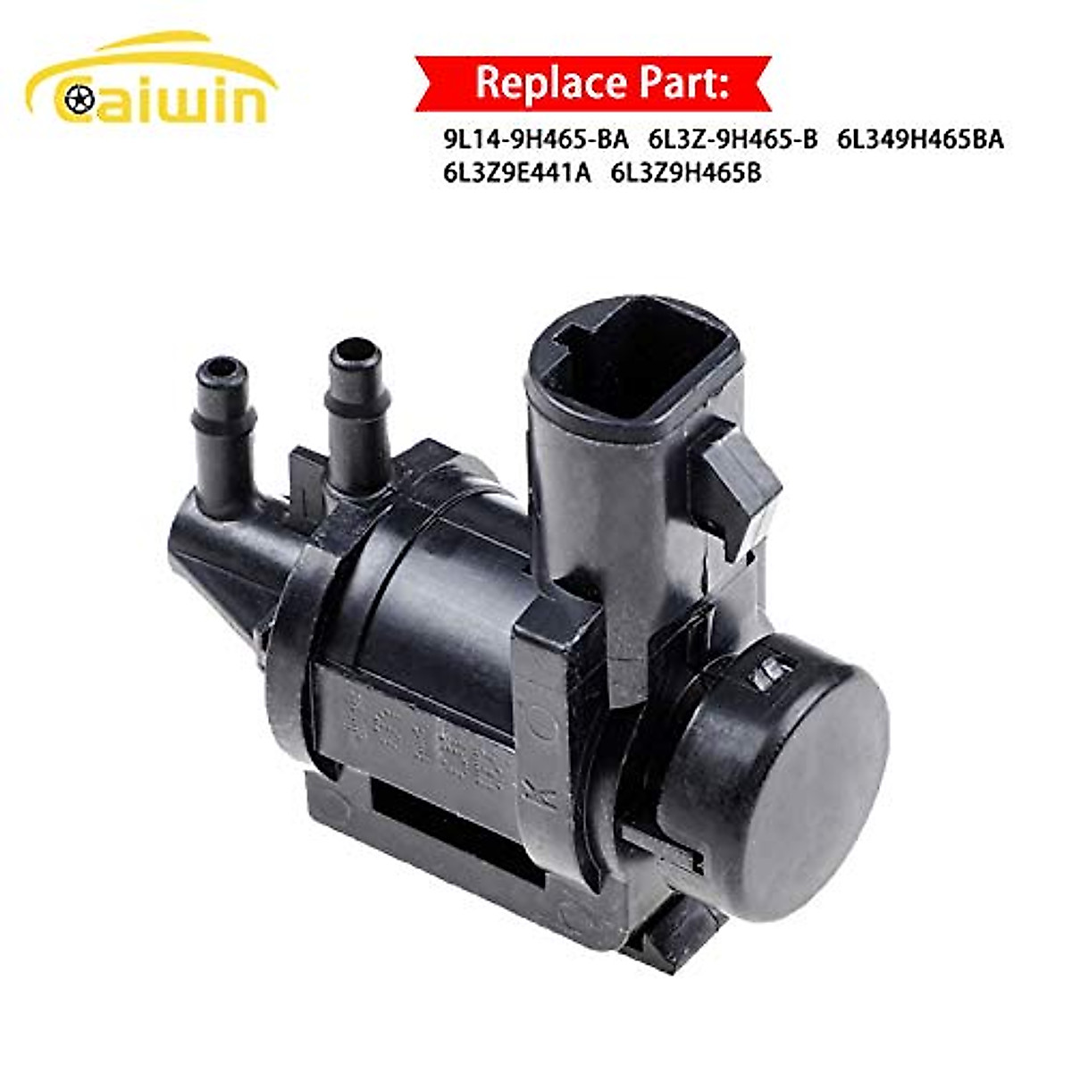 4x4 4WD Vacuum Solenoid Purge Valve Hub Locking Solenoid Compatible with Ford F-150 1997-2004 Replaces 9L14-9H465-BA 6L3Z-9H465A