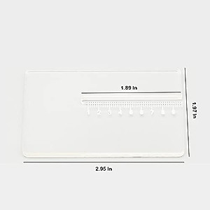 4 Pack Leather Stitching Punch Aid Mate Eyelets Placing Lacing Pricking Chisel Mate Prong Pulling Board Leathercraft Eyelets Placing Tools