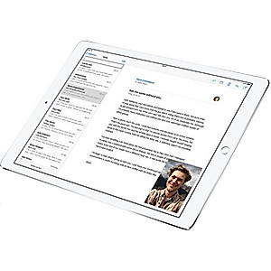 Apple iPad Pro 12.9in Tablet (256GB Wi-Fi + 4G, Silver)(Renewed)