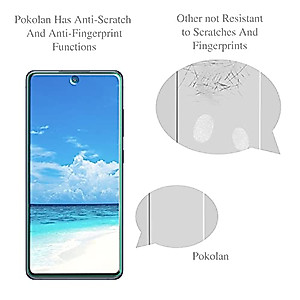 Pokolan [3-Pack] Designed for Samsung Galaxy S20 FE 5G, Galaxy S20 FE Tempered Glass Screen Protector, Support Fingerprint Reader, Anti Scratch, 9H Hardness, Bubble Free, Easy Installation