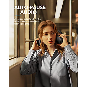 Soundcore by Anker Life Q35 Multi Mode Active Noise Cancelling Headphones, Bluetooth Headphones with LDAC for Hi Res Wireless Audio, 40H Playtime, Comfortable Fit, Clear Calls (Black) (Renewed)