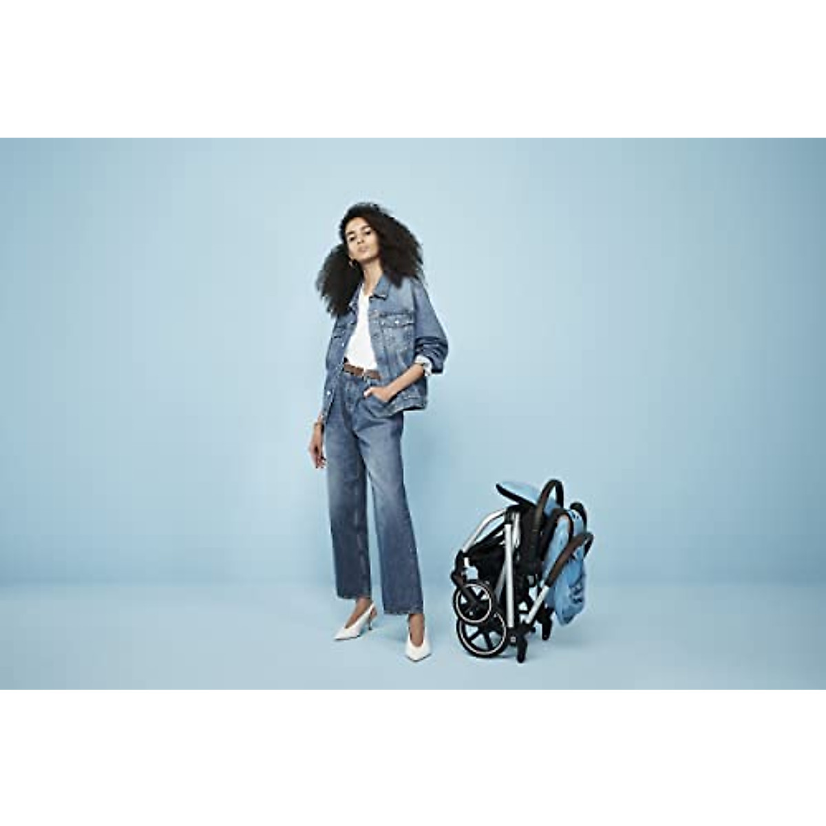 CYBEX Eezy S Twist +2 V2 Baby Stroller with 360° Rotating Seat for Infants 6 Months and Up - Compatible with CYBEX Car Seats