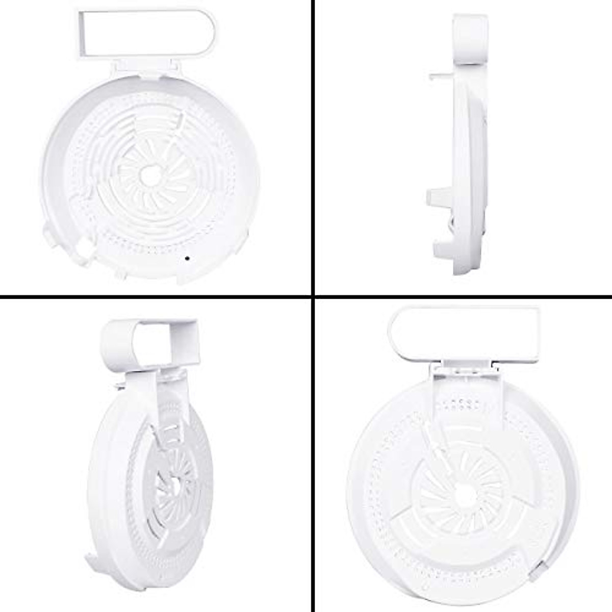 BECROWMUS 2Pack AC Outlet Wall Mount Compatible with Deco M9 Plus Whole Home Mesh WiFi System Routers, Deco M9 Plus Wall Mount Stand Bracket Holder