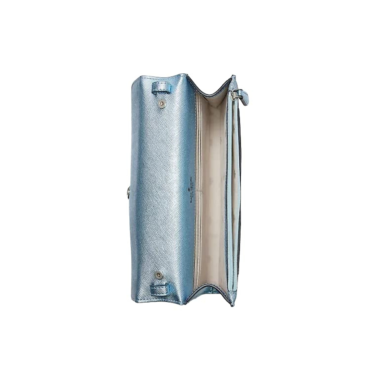 Kate Spade New York Tinsel Flap Crossbody (Frosty Sky Blue)