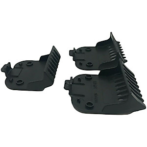 Trimmer Replacement Blade Guard Beard Stubble Guide Comb Set 1/16 1/8 3/16 for Wahl All in One Lithium Ion 59300 (Fits Only One Blade Size for Specific Models)