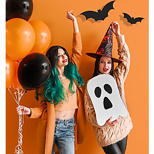 Ghost Halloween Piñata with stick - 17”x10"x 5" Perfect for Halloween Party Decorations, Photo Prop, October Birthday, Funny and Spooky Anniversary - Fits candy/favors: by Get a piñata