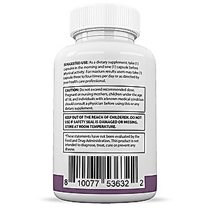 Justified Laboratories (2 Pack Turkesterone 500mg 10% Standardized Naturally Increase Stamina Endurance Strength 120 Capsules