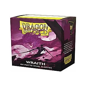 Arcane Tinmen Dragon Shield – Matte Dual Wraith Alaric: Chaos Wraith (Purple) 100 CT Standard Size - Compatible with Pokemon & Magic The Gathering Card Sleeves (AT-15056)