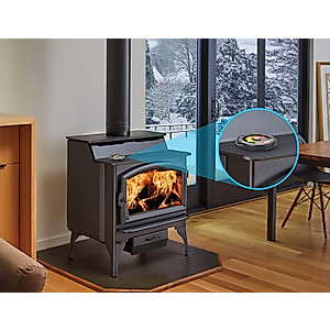 Skyflame Magnetic Top Thermometer Wood Stove Temperature Meter with Large Dial, Fireplace Accessories for Stove Top/Gas Stoves/Pellet Stove