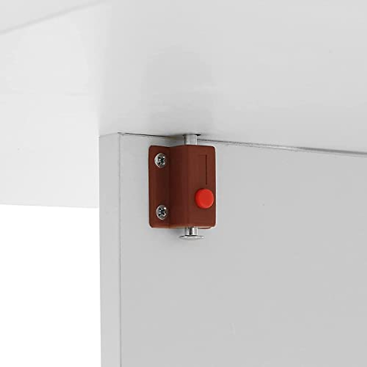 DINAZA Folding Dining Table Drop Leaf Table for Small Spaces with 2 Tier Storage Racks Multifunction Space Saving Table Extension Dinner Table for Kitchen Living Room