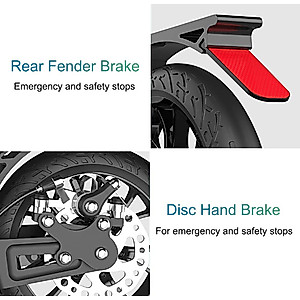 LXLA - Folding Adult Kick Scooter with Disc Handbrake, Big Wheels Dual Suspension Commuter Scooter, Adjustable Height, Supports 220lbs