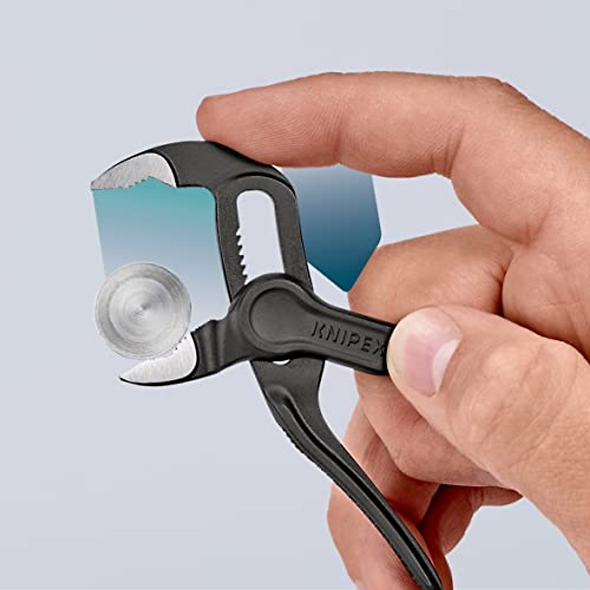 KNIPEX Cobra® XS Water Pump Pliers grey atramentized, embossed, rough surface 100 mm 87 00 100