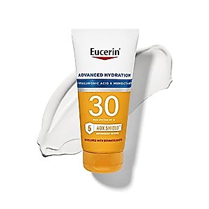Eucerin Sun Advanced Hydration SPF 30 Sunscreen Lotion, 5 Fl Oz Tube