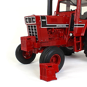 ERTL 1/16 International Harvester 1466 Black Stripe 2WD w/Cab & Rear Duals, Prestige Collection 44260