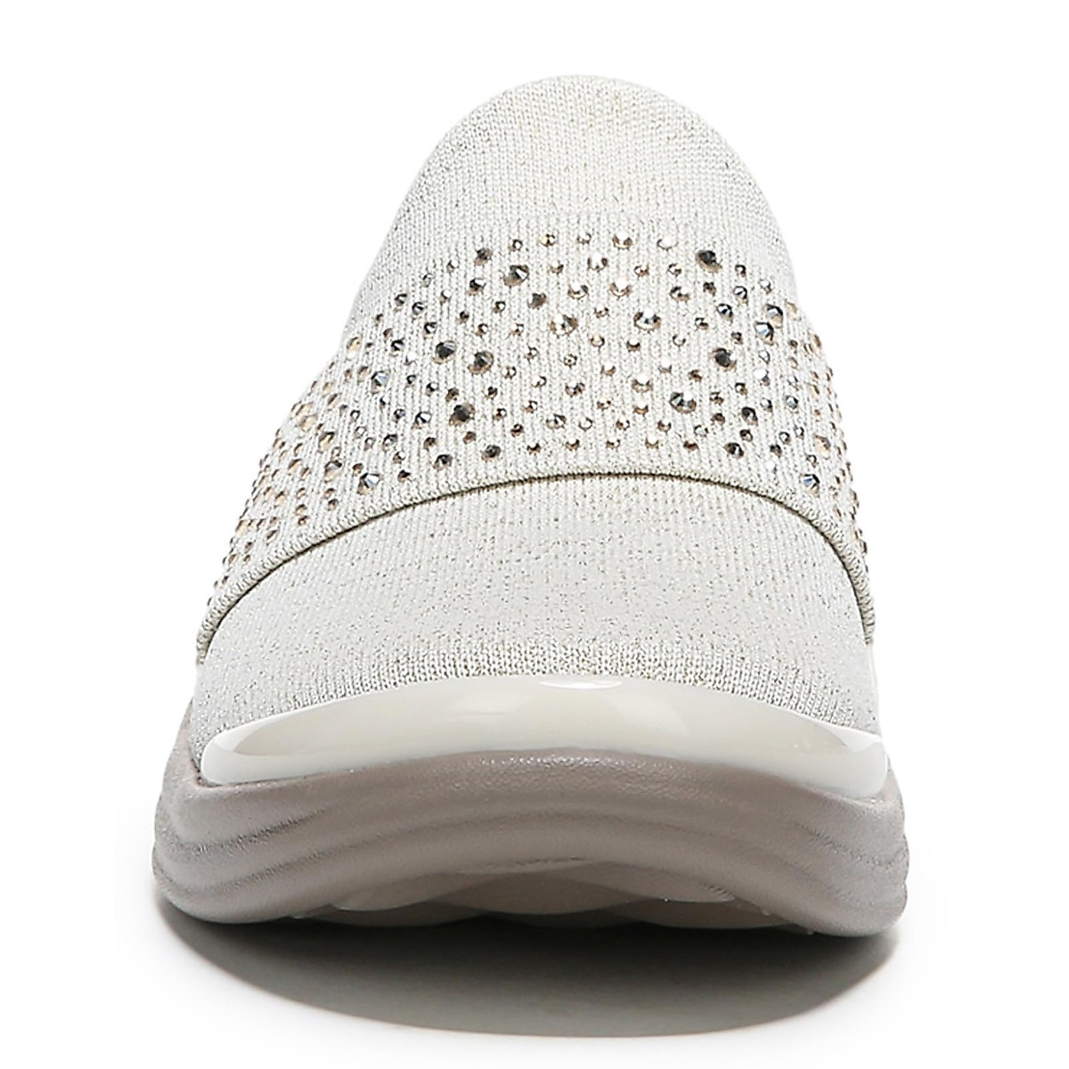 BZees Women's Pizazz Slip-On Loafer, Eggnog Sparkle, 9