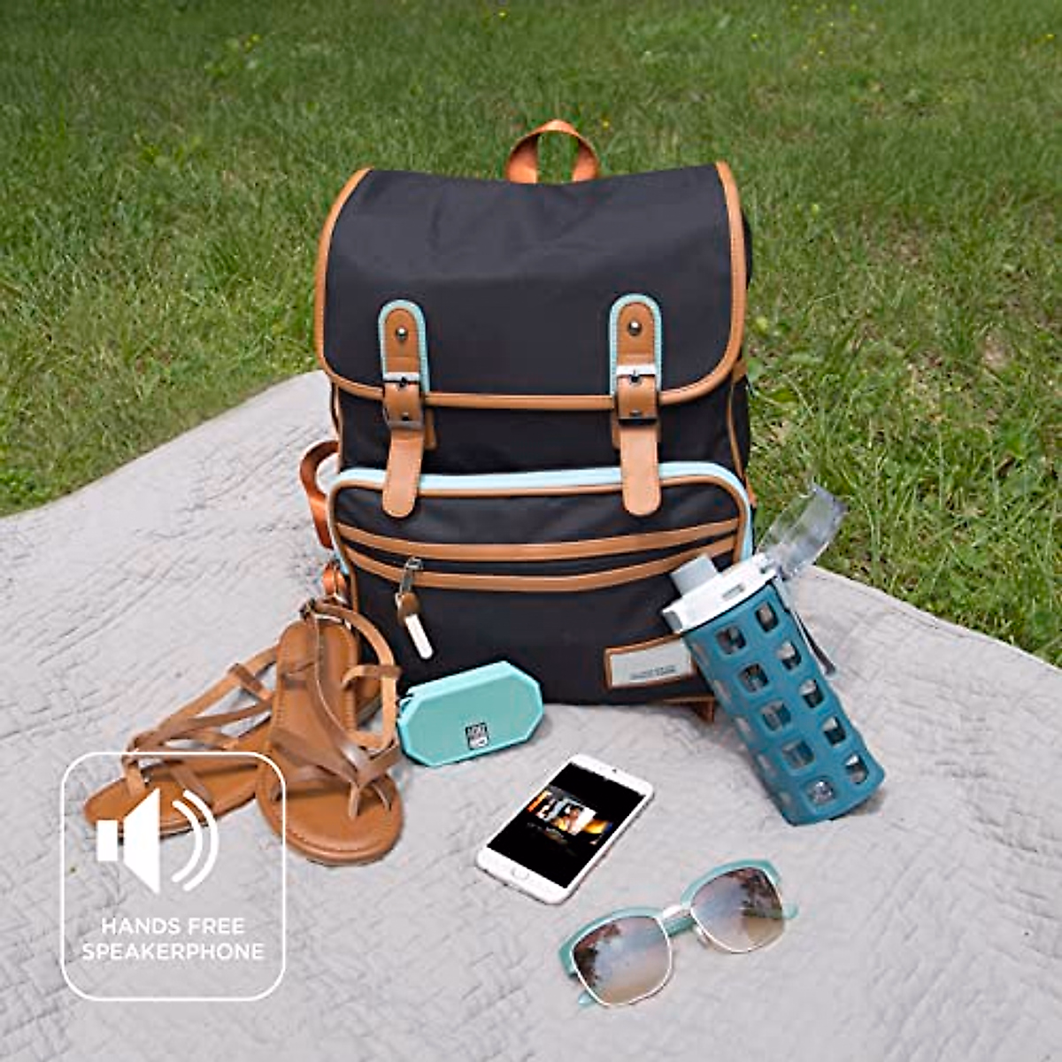 Altec Lansing Mini H2O - Waterproof Bluetooth Speaker, IP67 Certified & Floats in Water, Compact & Portable Speaker for Hiking, Camping, Pool, and Beach