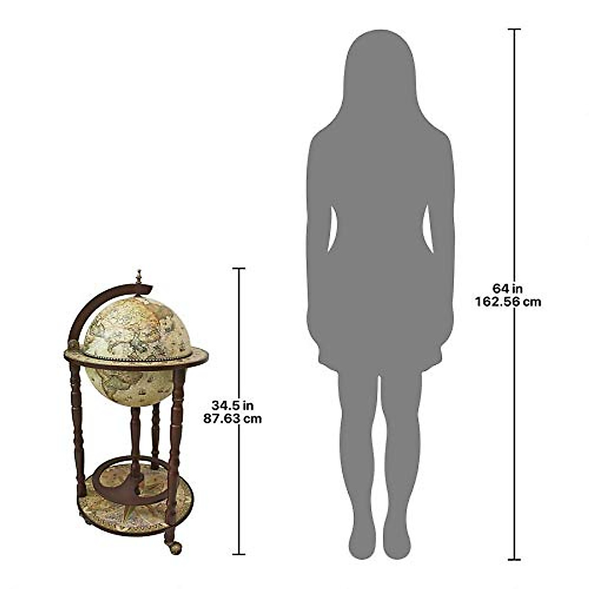 Sixteenth century crema durata bar globe